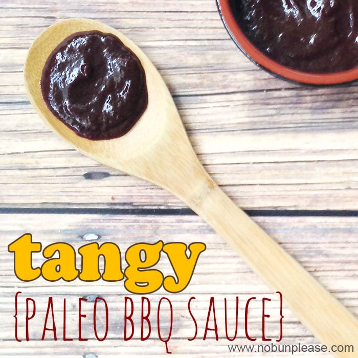 Tangy Paleo BBQ Sauce - No Bun Please